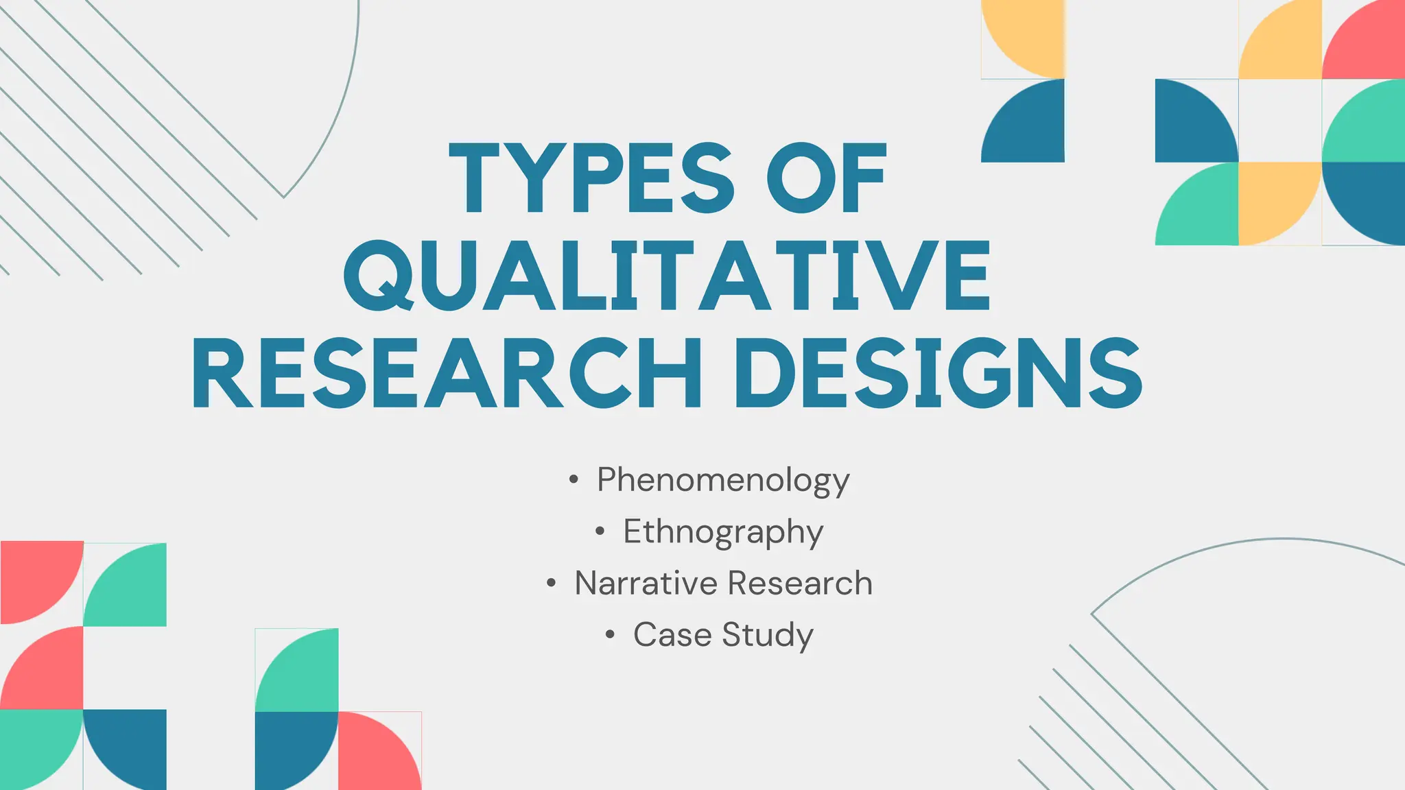 Methods of Qualitative Research for SHS. | PPTX