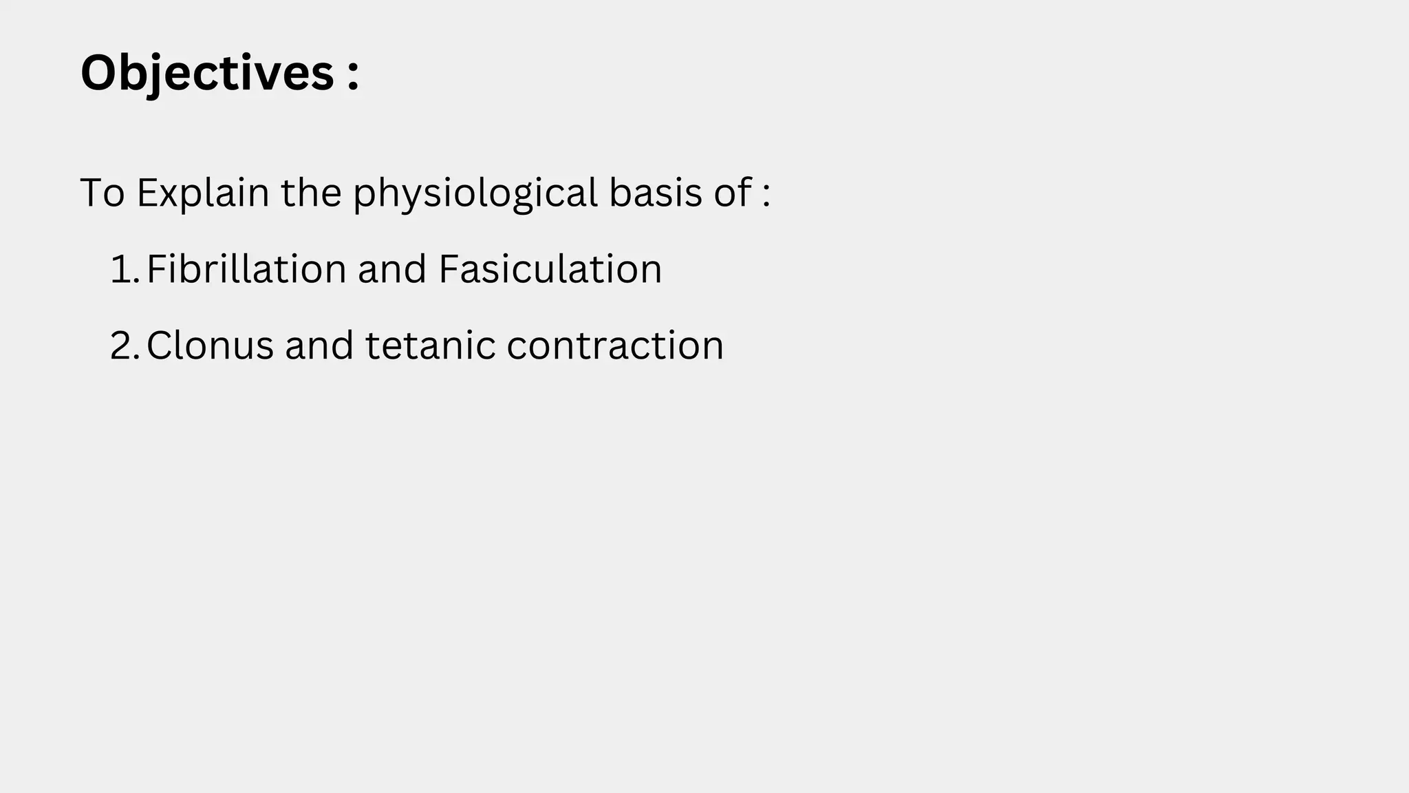 Fasciculation , Fibrillation , clonus and Tetanic contractions | PDF