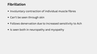 Fasciculation , Fibrillation , clonus and Tetanic contractions | PDF