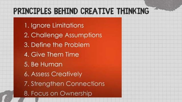 Role of Critical thinking and Creativity in Education | PPT