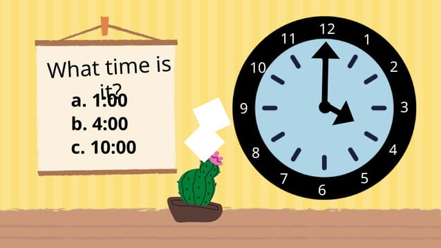 Telling Time Quiz using Analog clock.pptx