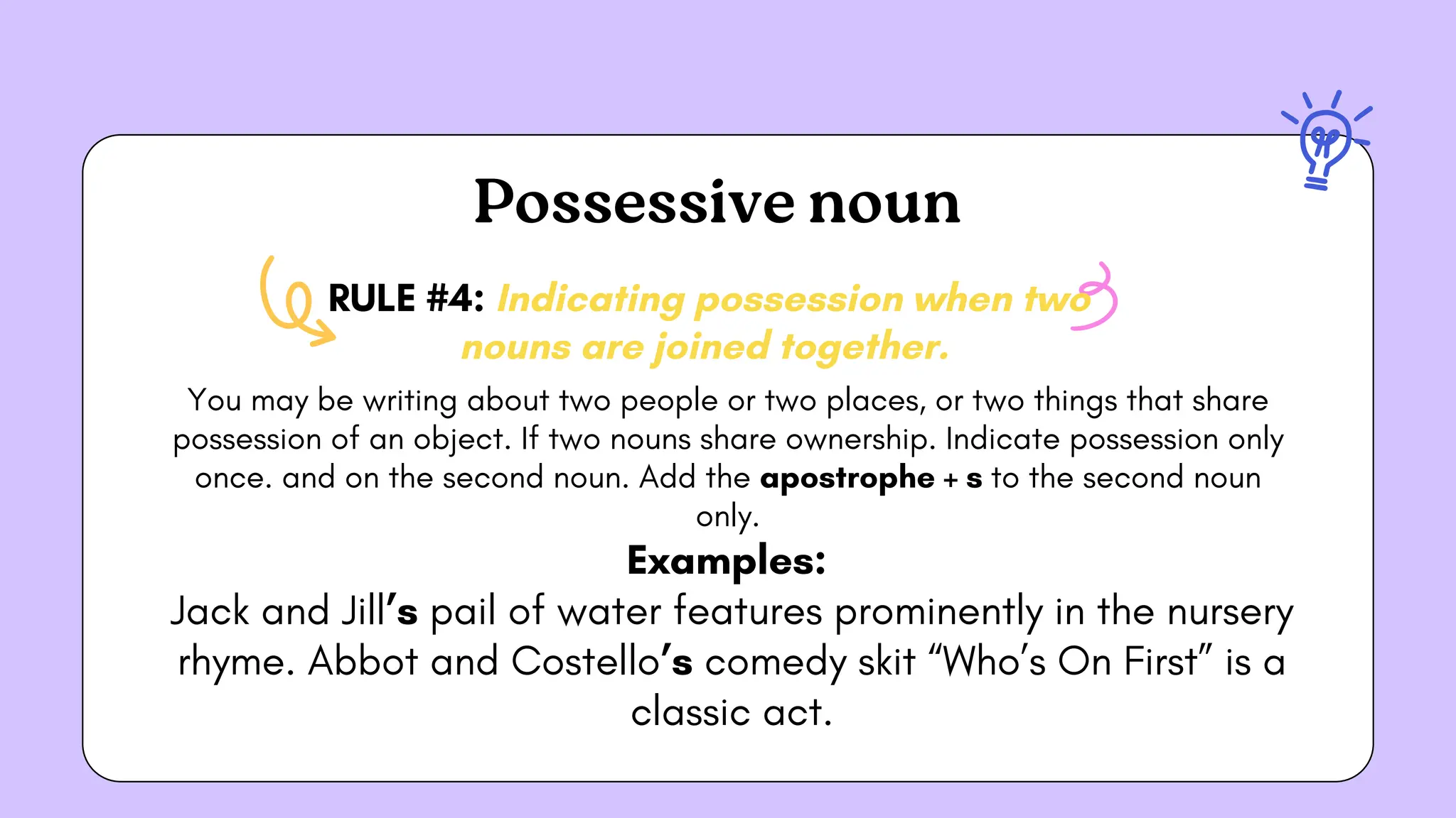 Colorful Parts of Speech Nouns Presentation | PDF