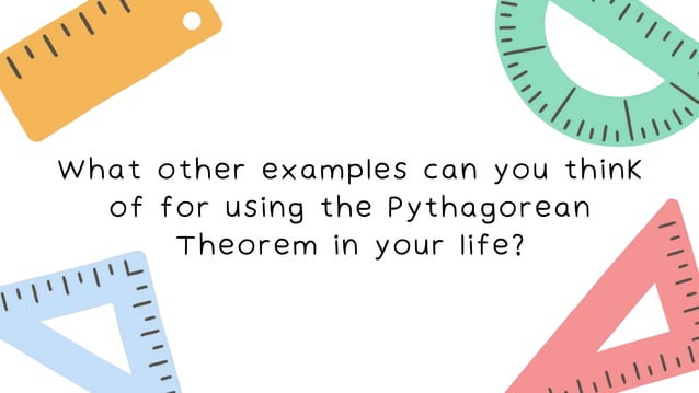 Colorful Playful Illustrative Pythagorean Theorem Education ...