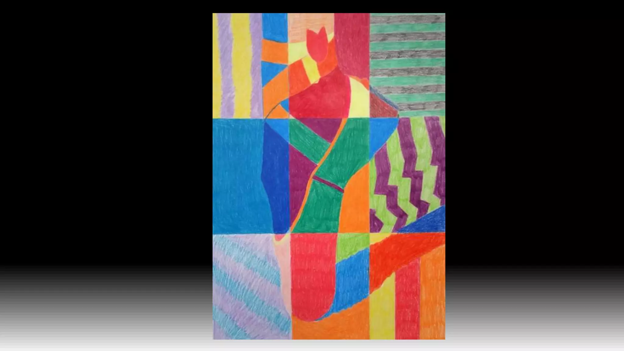 Colorful shoe drawing project | PPTX