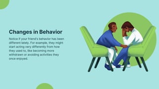 Colorful Simple Illustrative Identifying Signs of Mental Health ...