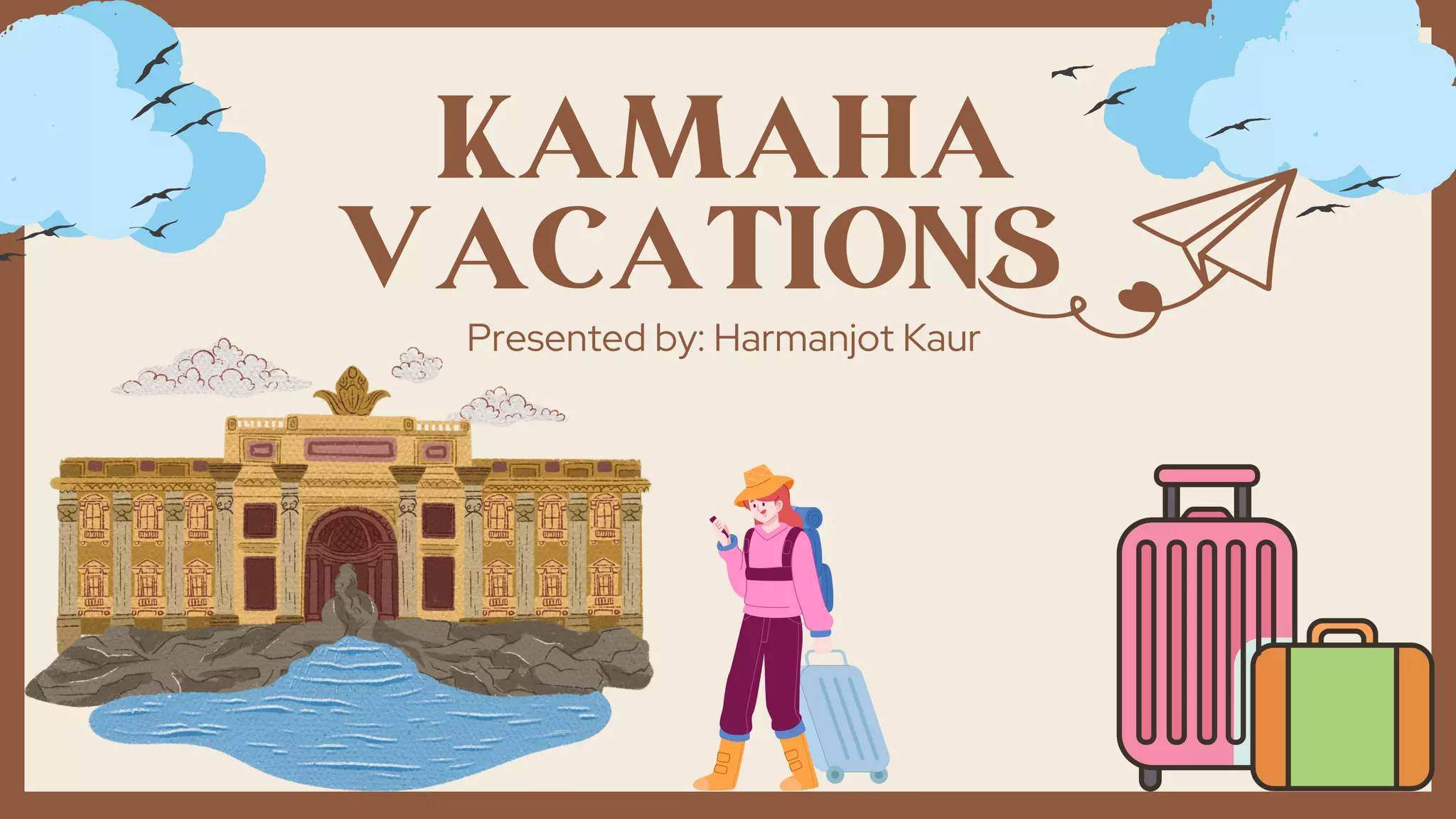 Colorful Vintage Minimalist Simple Cartoon Illustration Geography ...