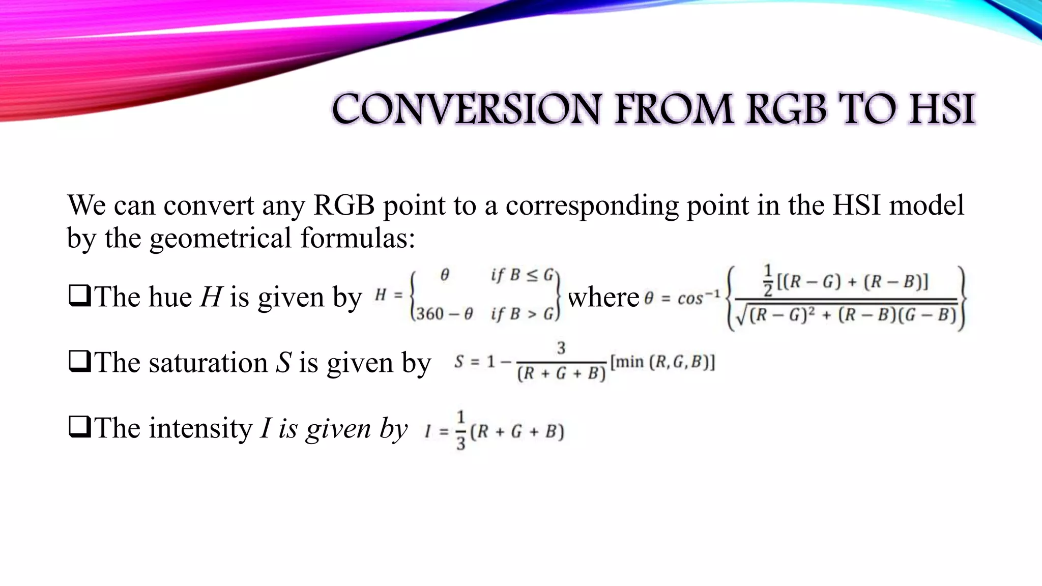 Color fundamentals and color models - Digital Image Processing | PPTX