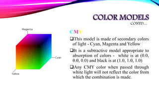 Color fundamentals and color models - Digital Image Processing | PPTX