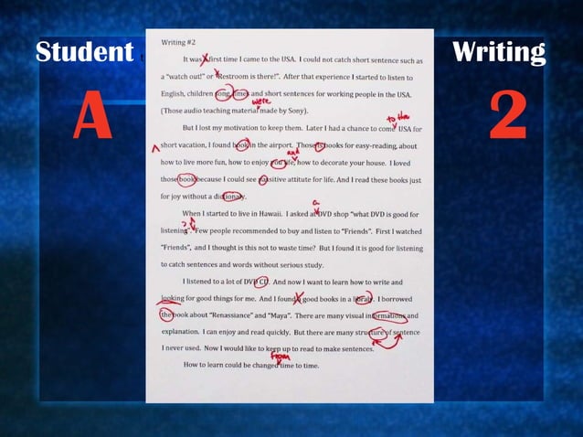 Reshaping the Value of Grammatical Feedback on Writing Using Colors | PPT