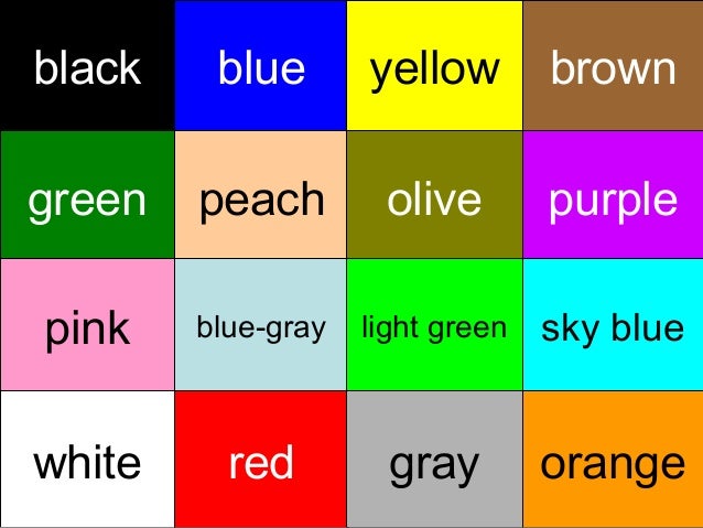 Color guessing game