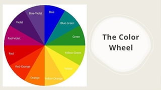 color harmony PRINCIPLES OF DESIGN.pptx1 | PPTX