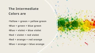 color harmony PRINCIPLES OF DESIGN.pptx1 | PPTX