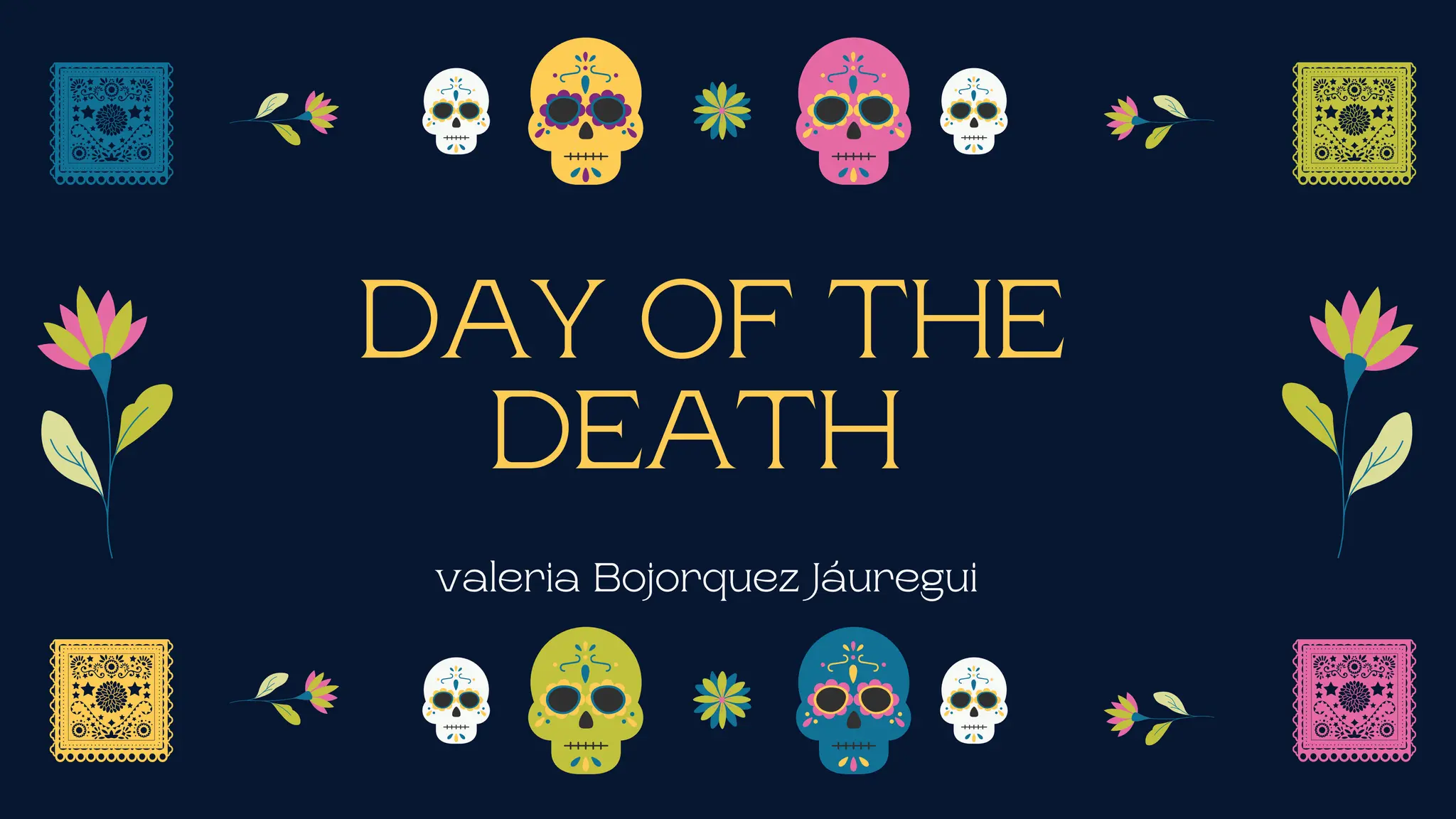 Colorido Día de Muertos Ilustración Simetría Presentación.pdf.pdf