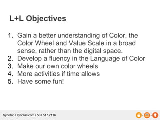 PixelSpoke Lunch + Learn: Color Theory | PDF | Technology & Computing
