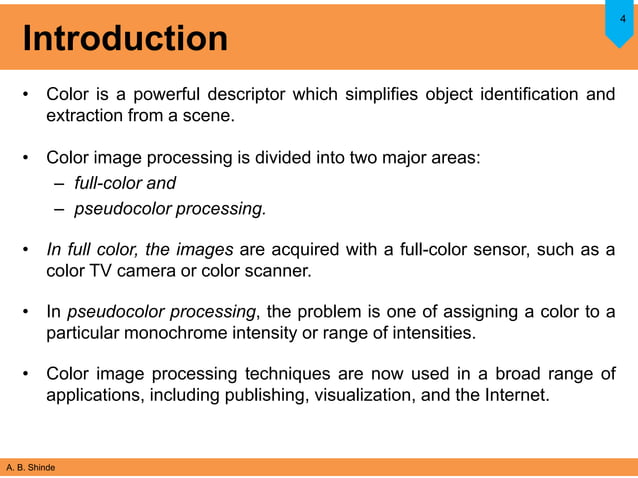 Color Image Processing: Basics | PPSX