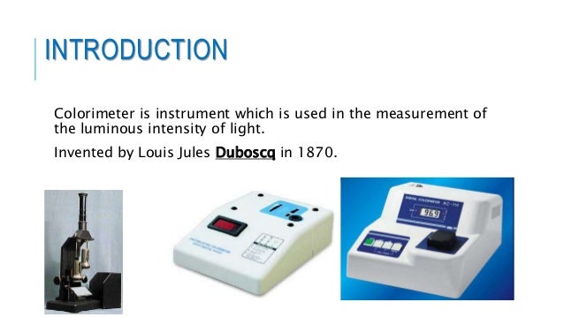 Colorimeter