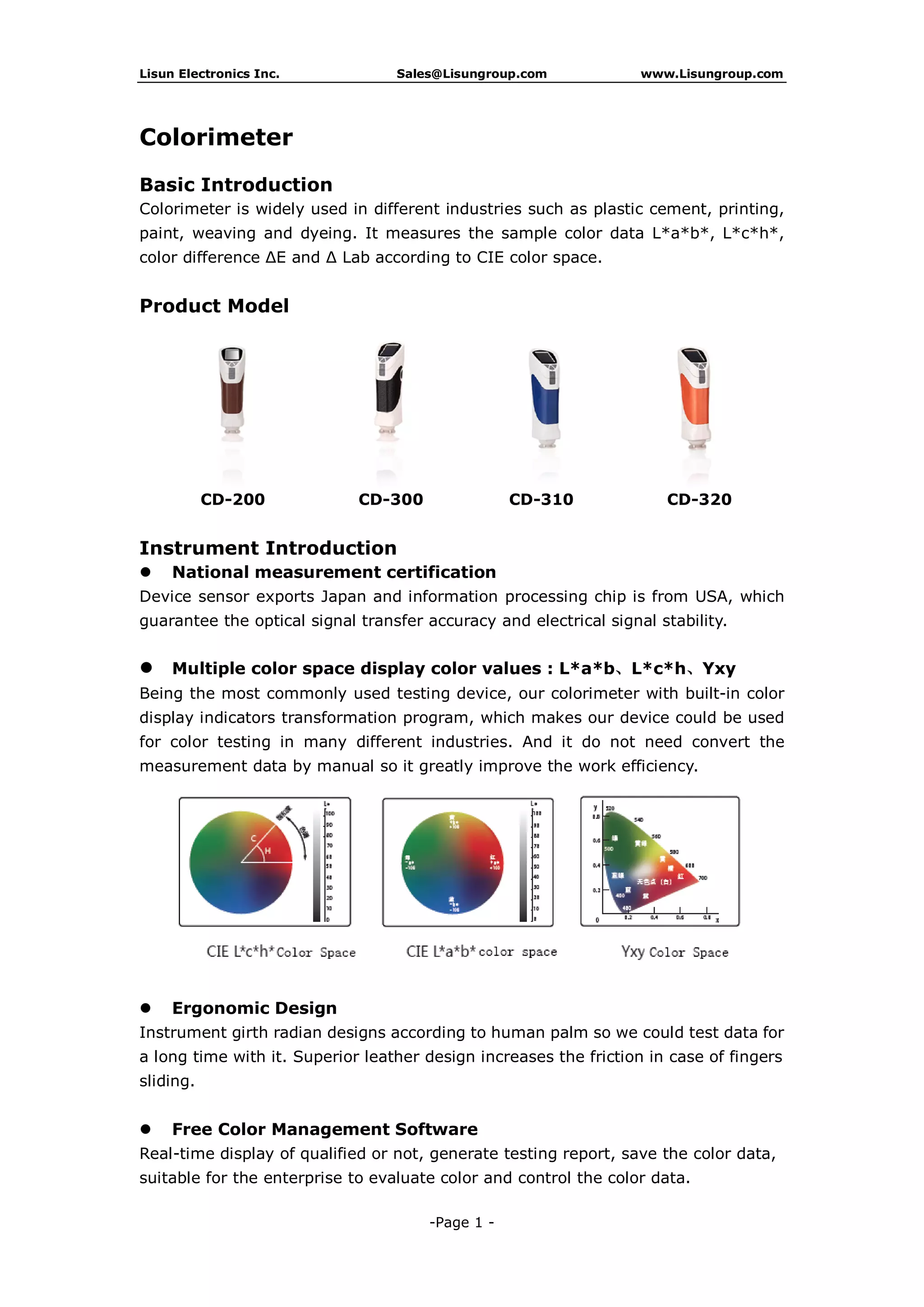 Colorimeter | PDF