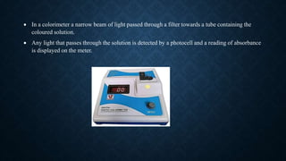 Colorimeter(Bioinstrumentation). pptx.ppt