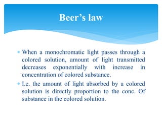 Colorimeter and Spectrophotometer.pptx