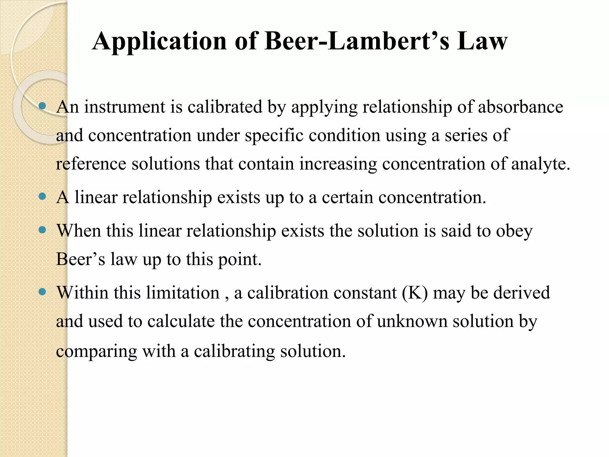 COLORIMETER & LAMBERTS – BEER’S LAW.pptx
