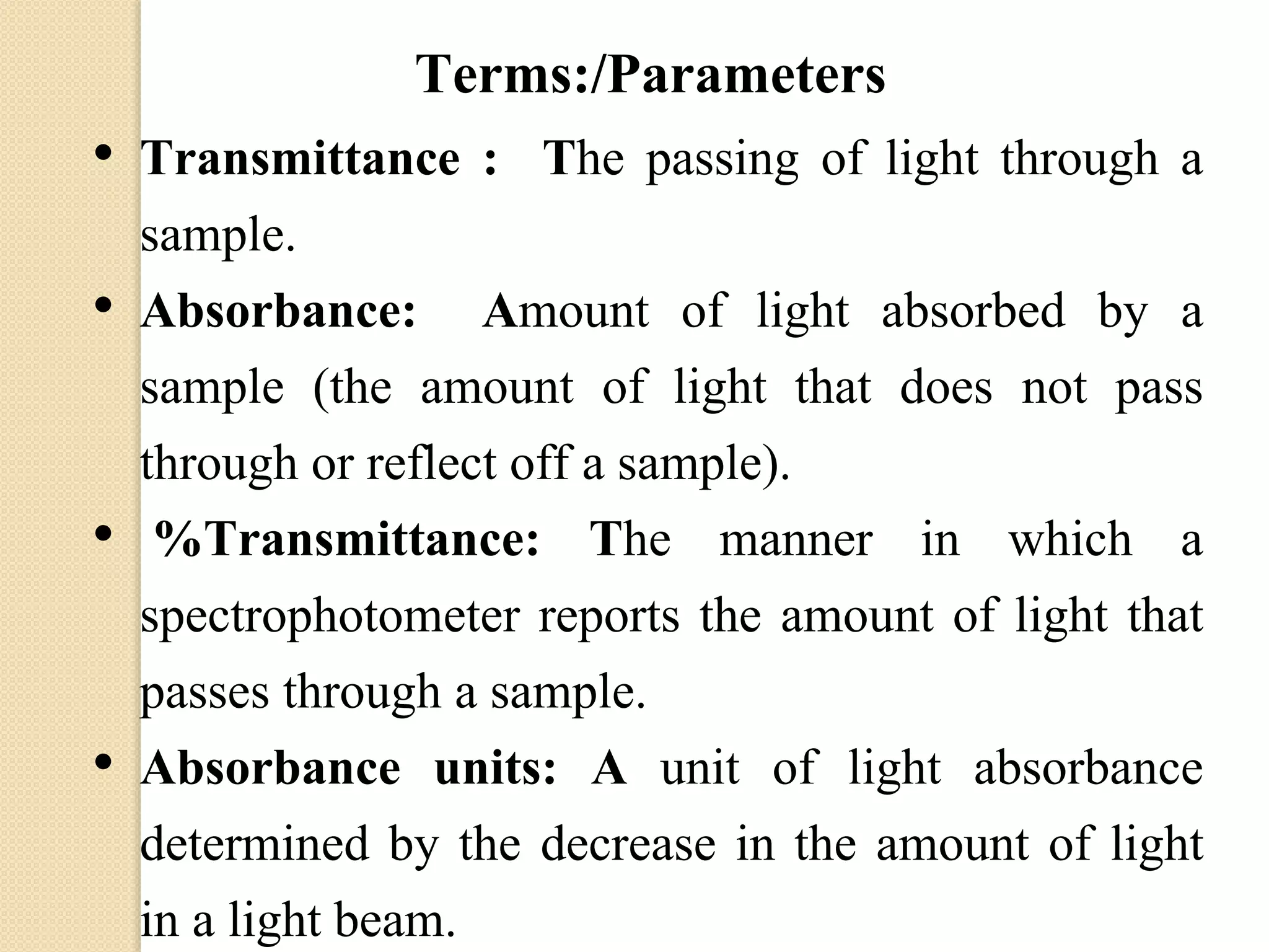 COLORIMETER & LAMBERTS – BEER’S LAW.pptx