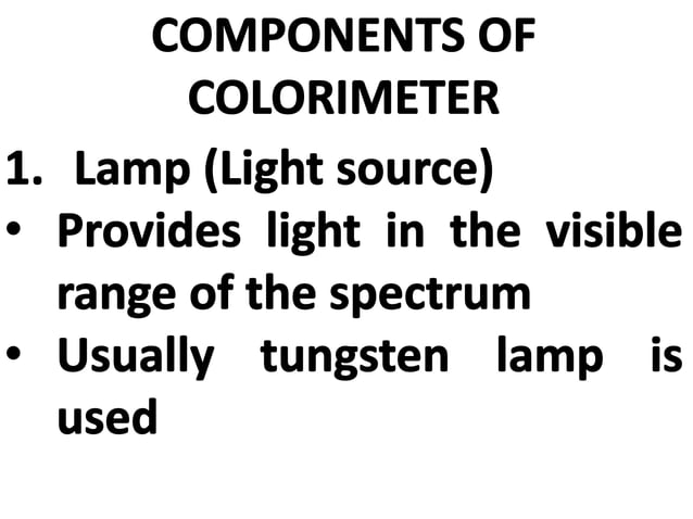 Colorimetry and spectroscopy | PPTX | Graphics Software | Computer ...