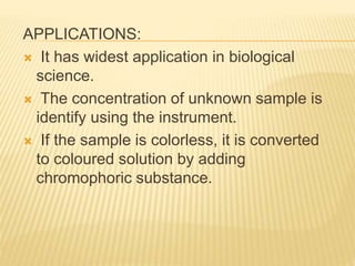 Colorimetry | PPTX | Chemistry | Science
