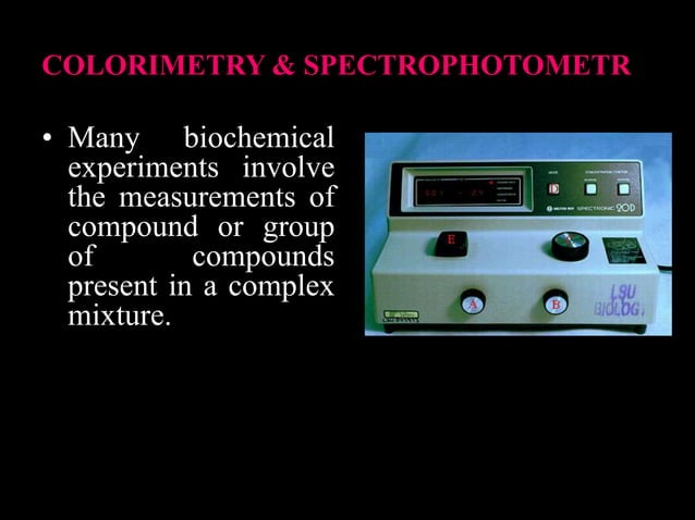 INTRODUCTION TO COLORIMETRY and its basics.ppt