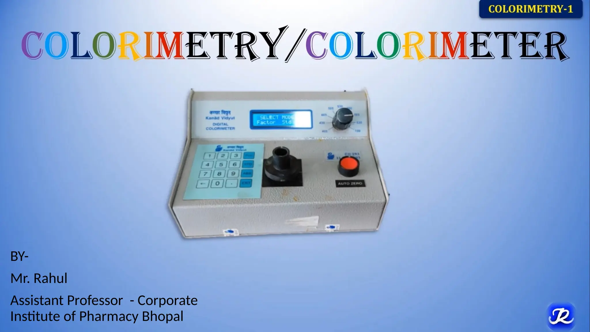 Colorimetry, INSTRUMENTAL METHODS OF ANALYSIS | PPTX