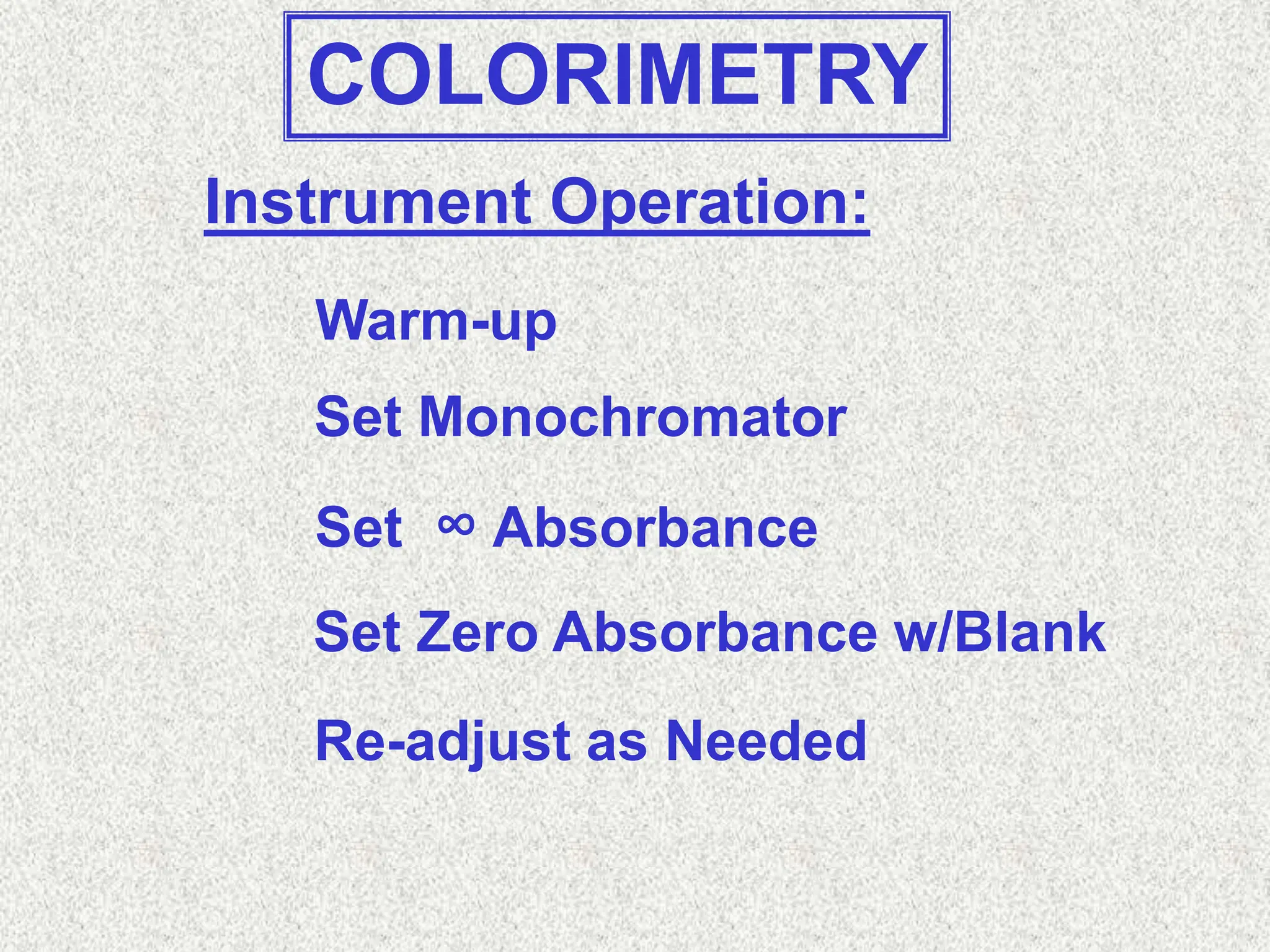 colorimetry-basics for analytical chemistry.ppt