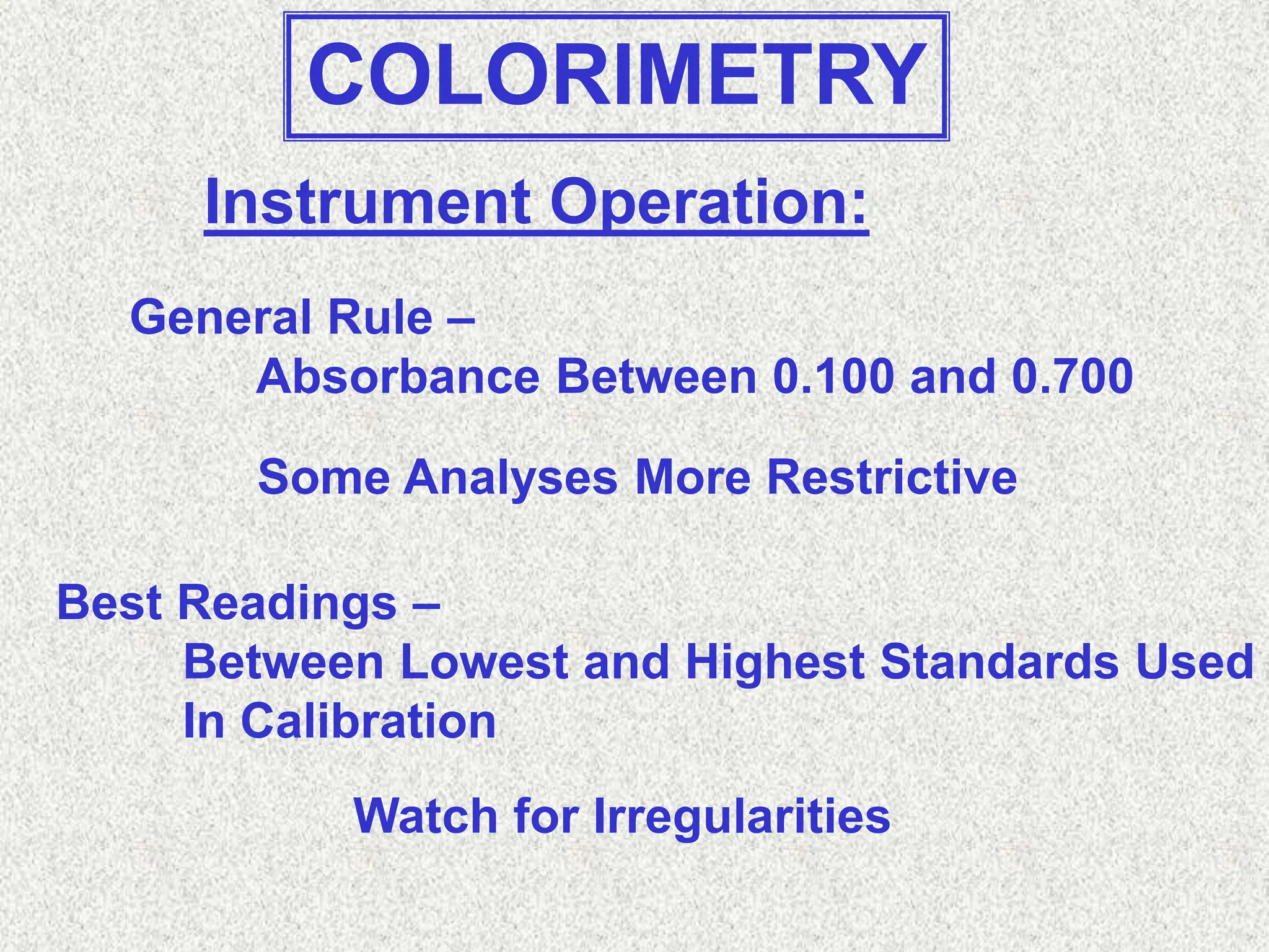 colorimetry-basics for analytical chemistry.ppt