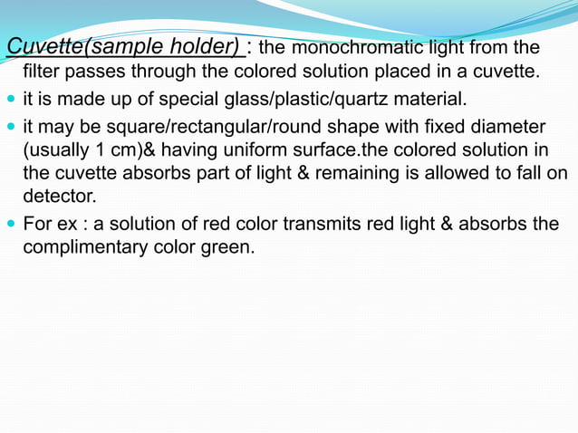 Colorimetry | PPT | Blood Disorders | Diseases and Conditions