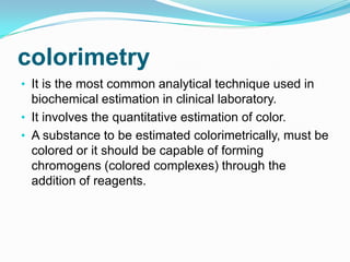 Colorimetry | PPT