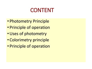 Colorimetry | PPT
