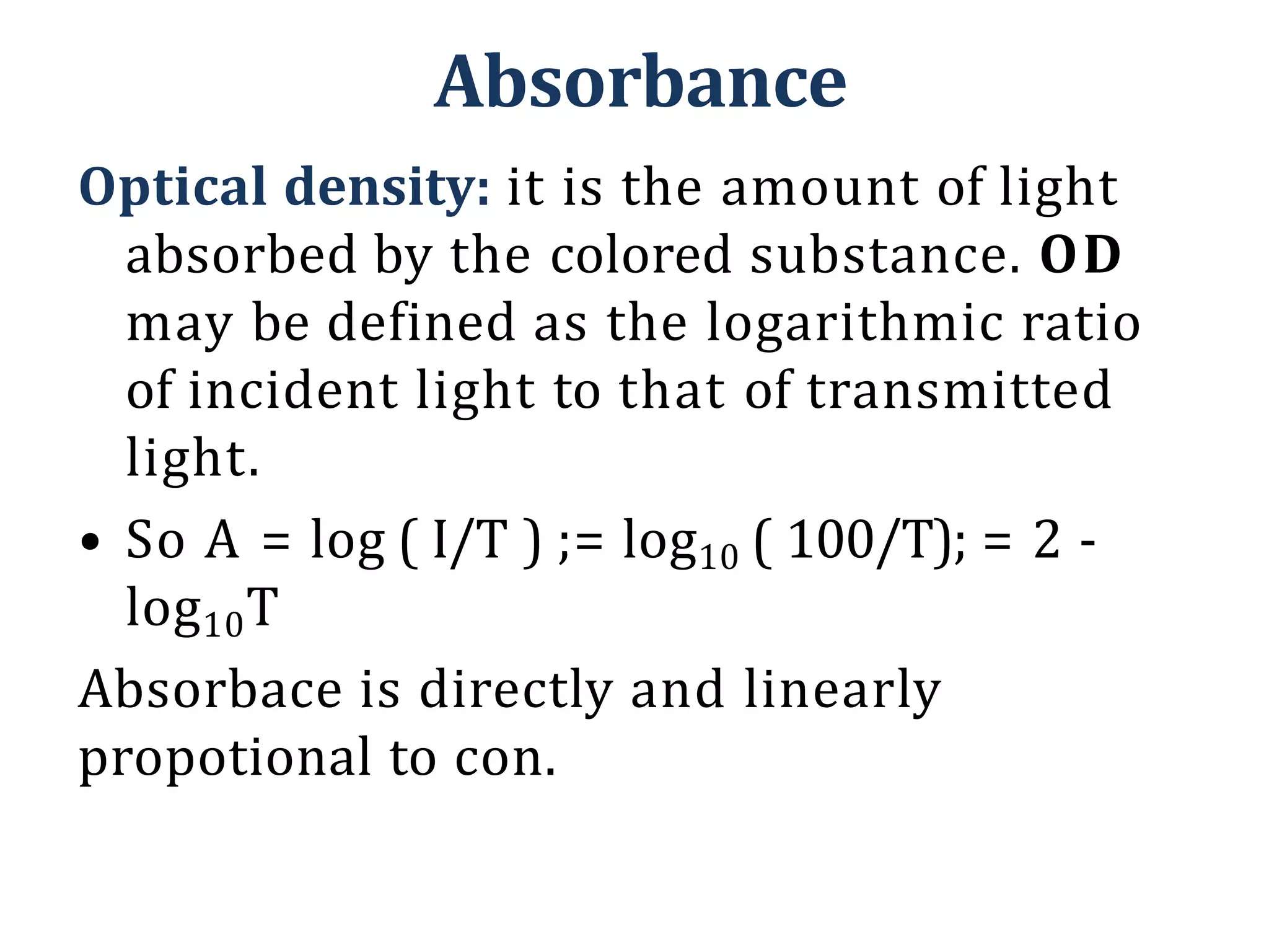 Colorimetry & spectrophotometry | PDF