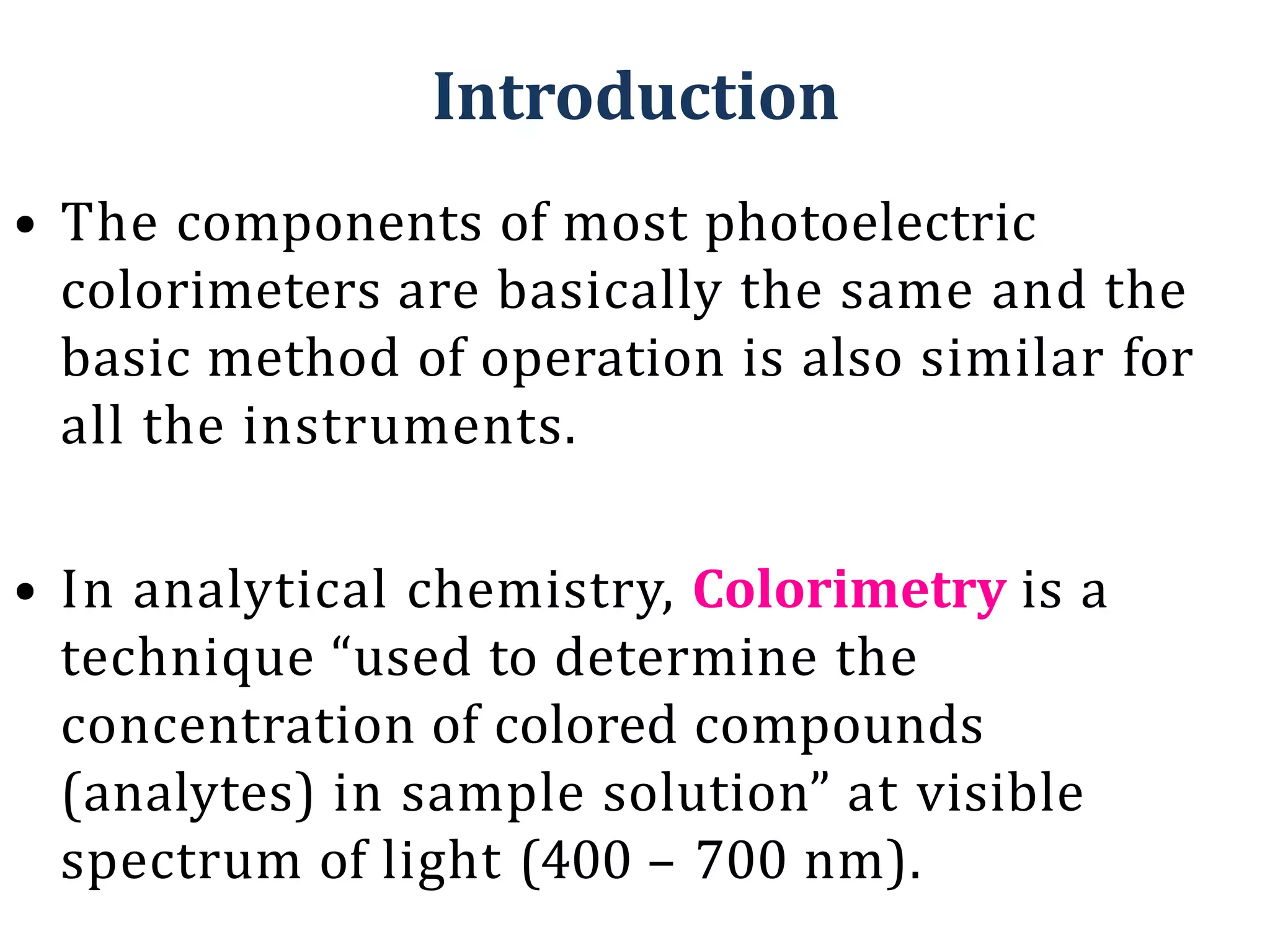 Colorimetry & spectrophotometry | PDF