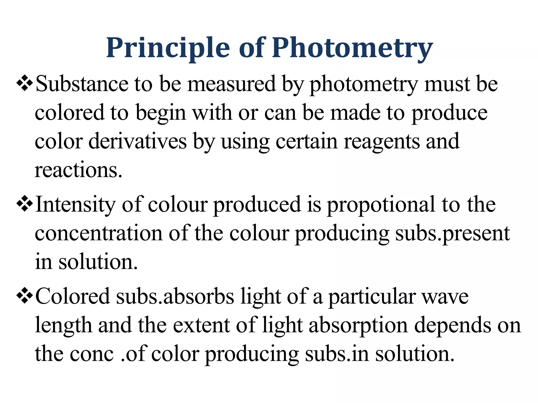 Colorimetry & spectrophotometry | PDF