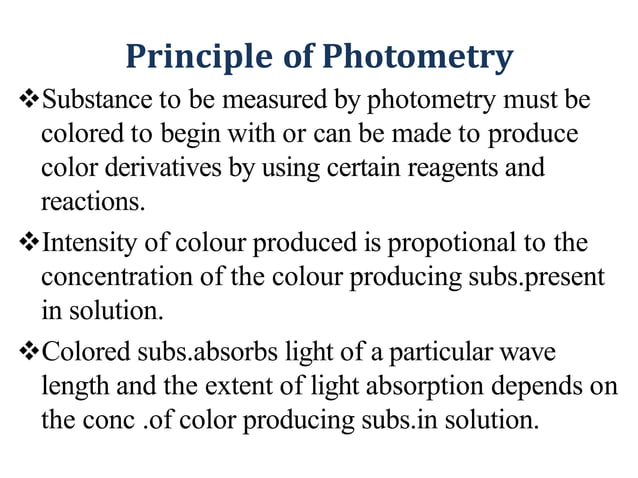Colorimetry & spectrophotometry | PDF | Chemistry | Science