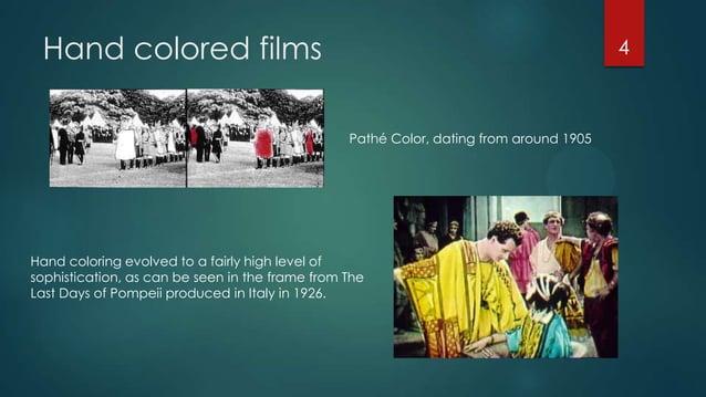 Color in cinema | PPTX | Video Production | Content Production