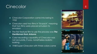 Color in cinema | PPTX