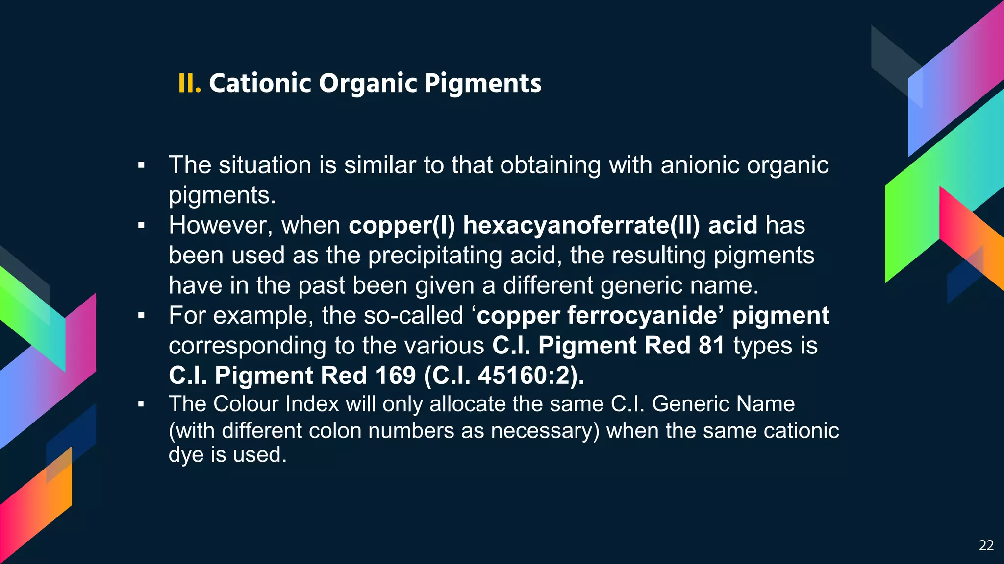Presentation on Color Index | PPTX