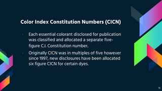 Presentation on Color Index | PPTX