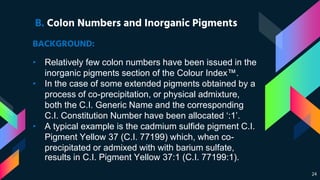 Presentation on Color Index | PPTX