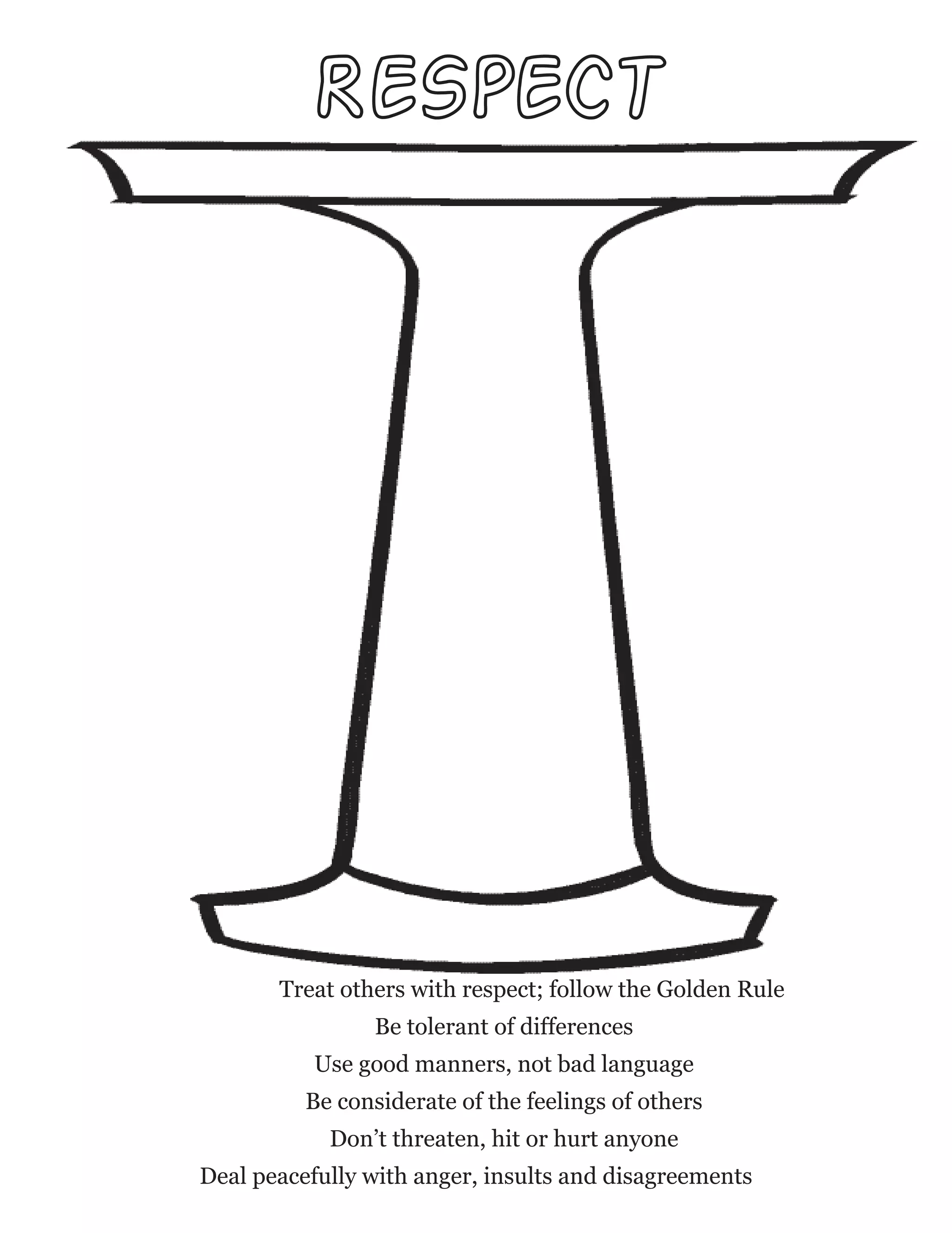 The Golden Rule Coloring Pages