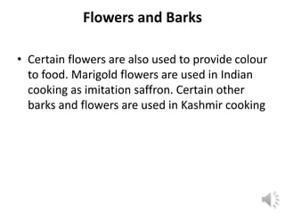 Coloring agent used in indian cuisine | PPT