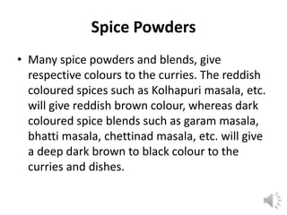 Coloring agent used in indian cuisine | PPTX