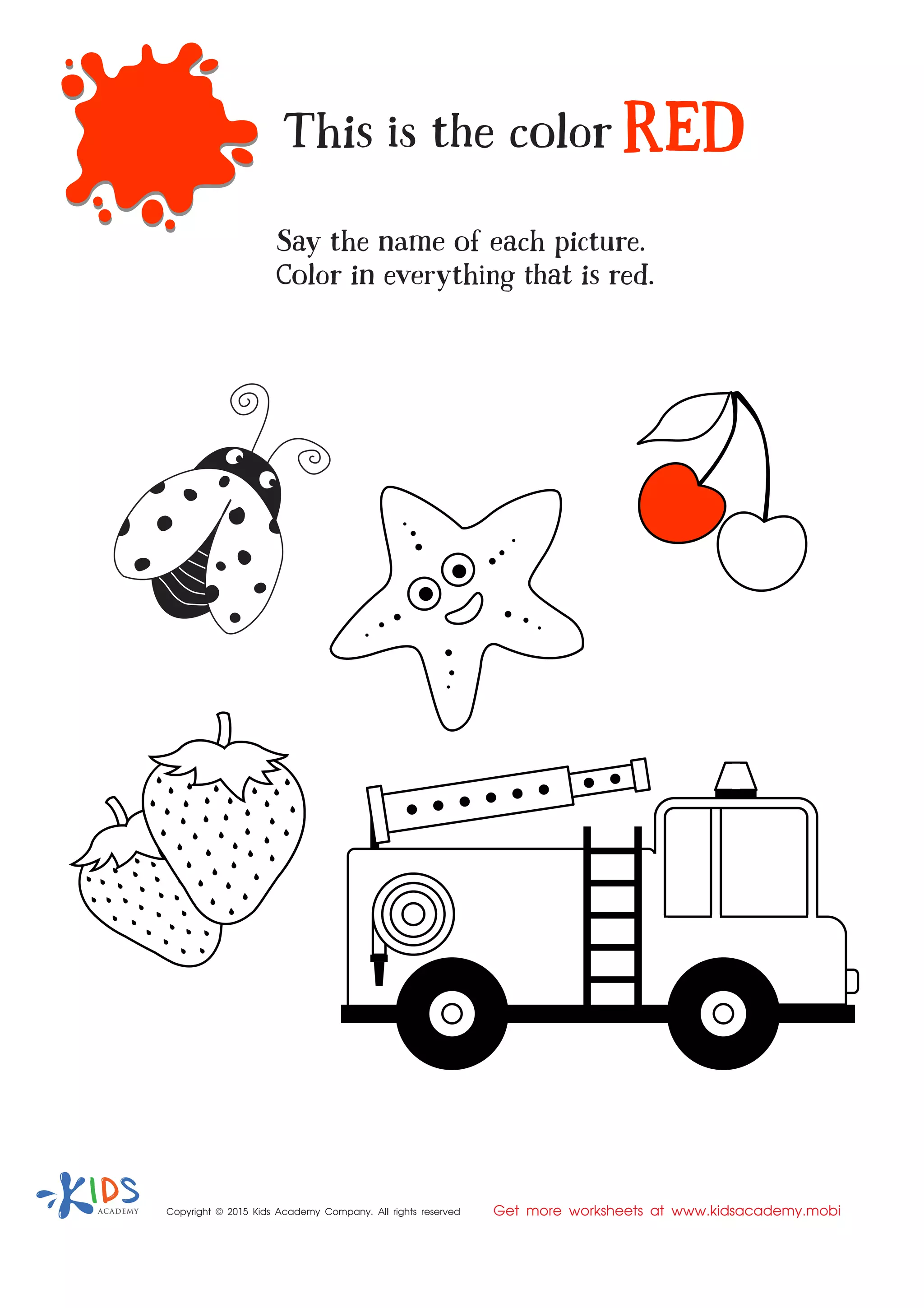 Learning Color Red for Children | PDF | Free Download