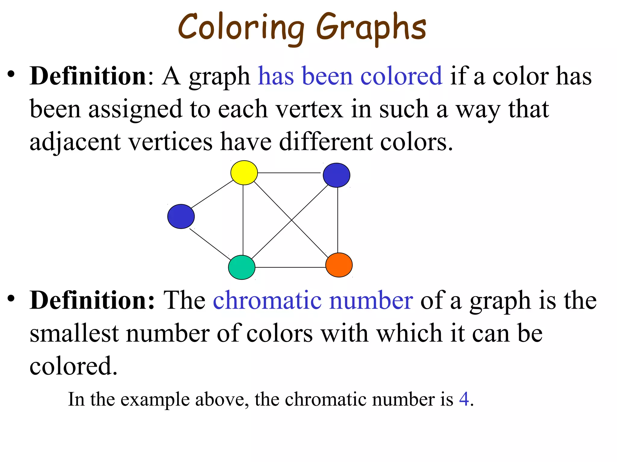 Coloring graphs | PPT