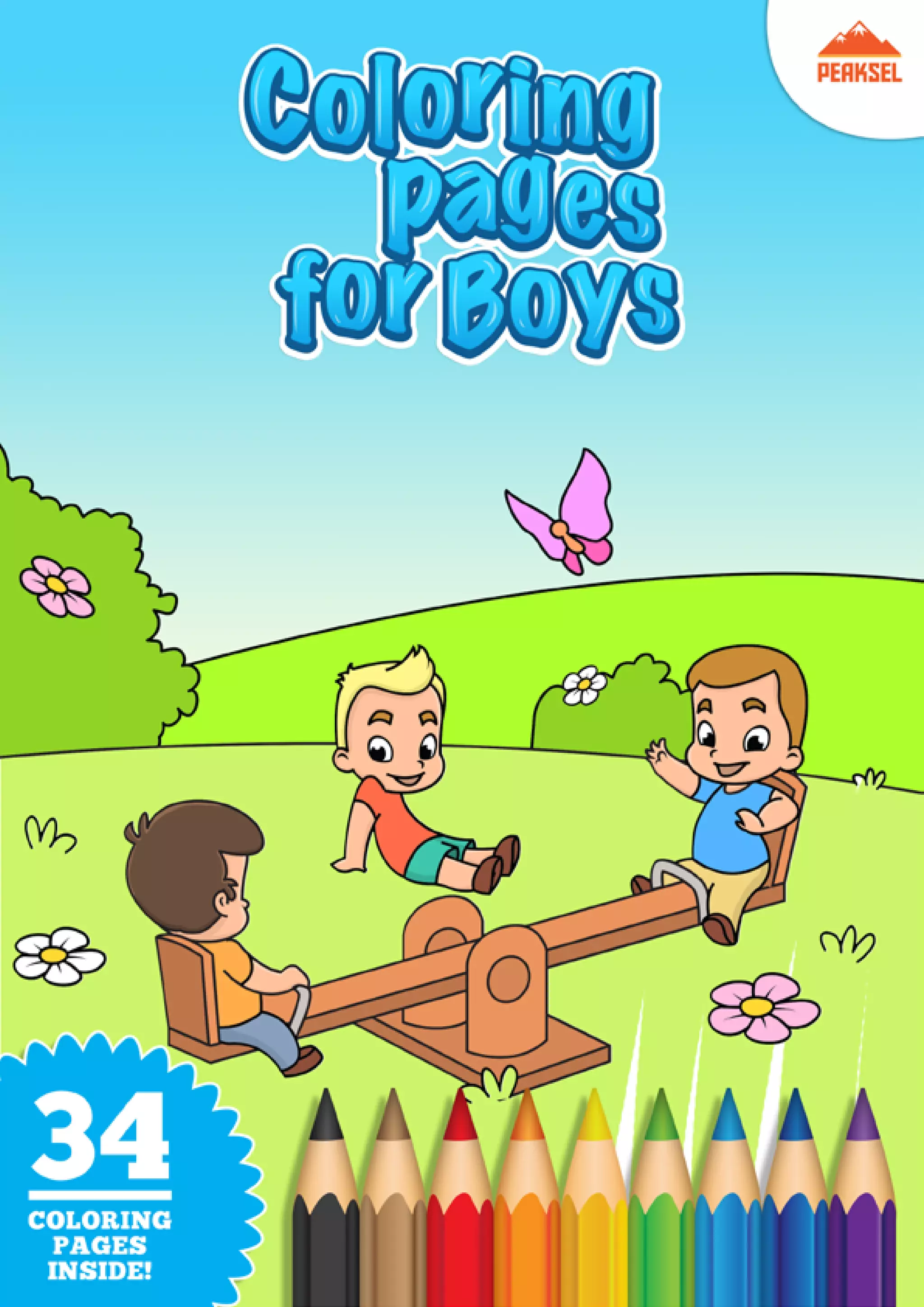 Coloring pages for_boys_–_printable_coloring_book_for_little_men | PDF