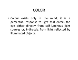 Color interaction with eye | PPT